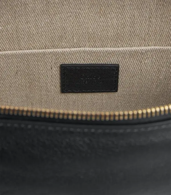 Chloé Marcie Leather Shoulder Bag - Black