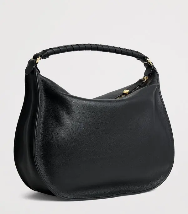 Chloé Calfskin Marcie Shoulder Bag - Black