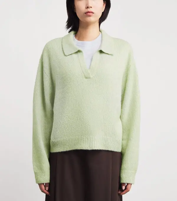 Arch4 Cashmere Oversized Polo Sweater