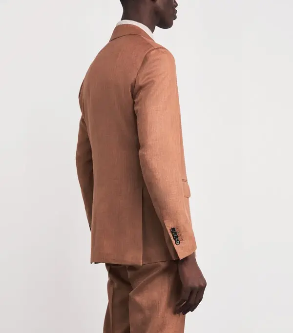 LARDINI Wool Blazer - Brown