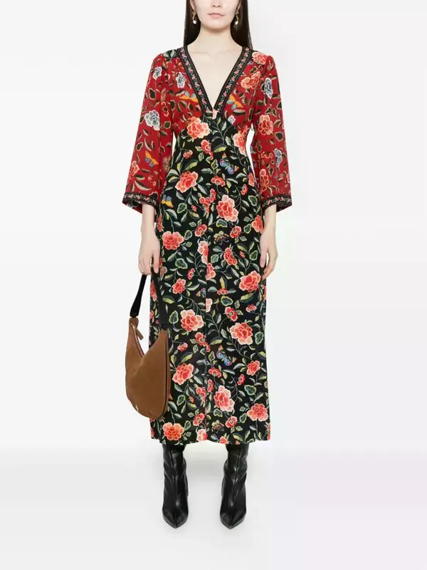 Rixo Dahlia Midi Dress
