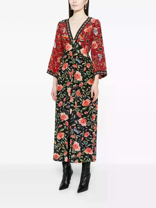 Rixo Dahlia Midi Dress