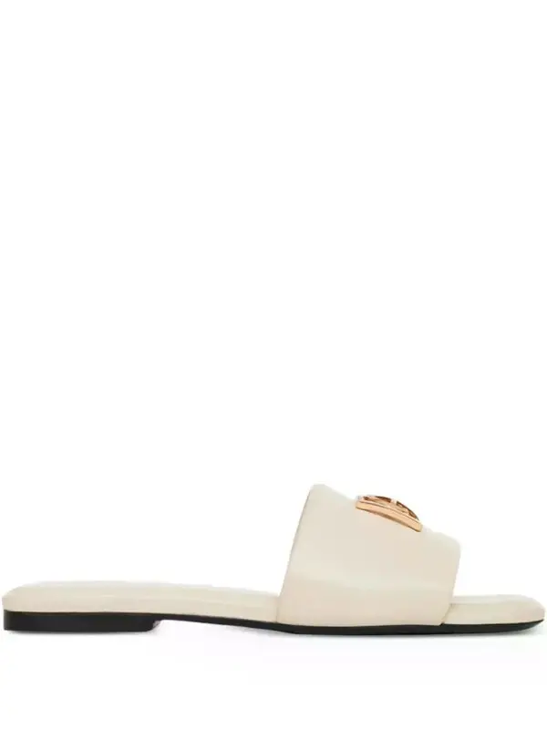 ANINE BING Square-toe Leather Sandals