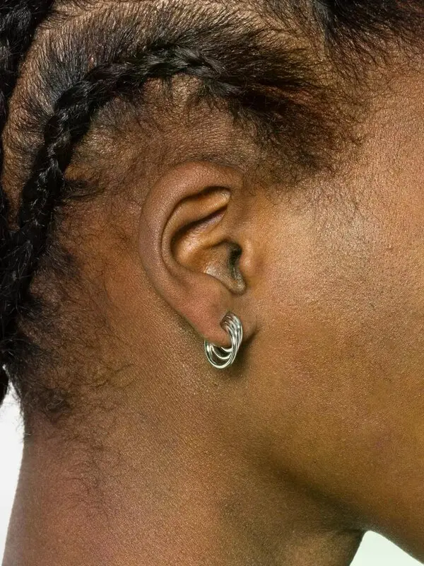 SHAUN LEANE Bound Hoop Single Earring - Silver