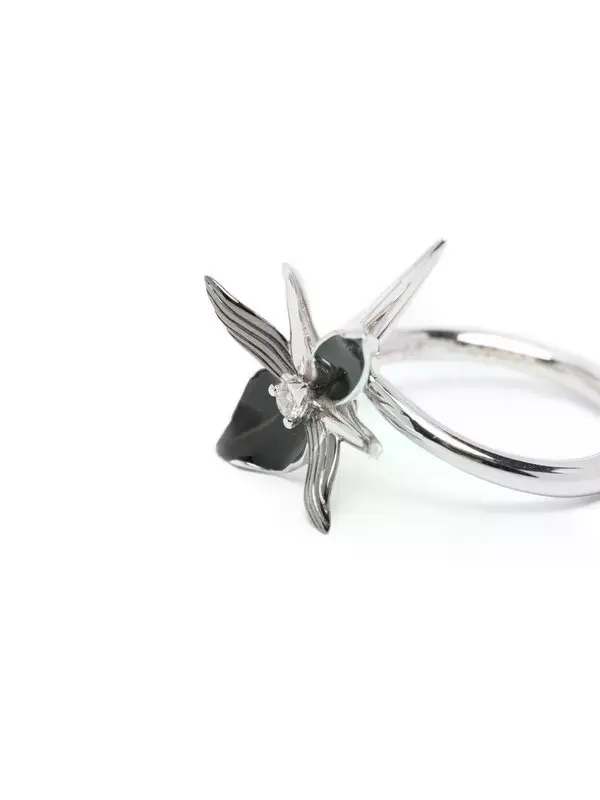 SHAUN LEANE Interlocking Flower Diamond Ring