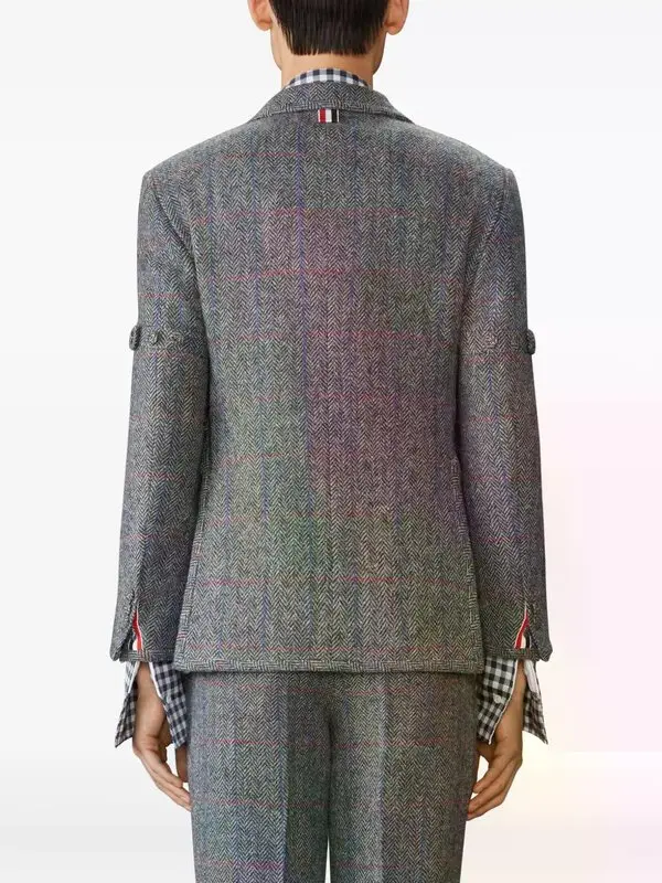 Thom Browne Hunting Tweed Blazer - Grey