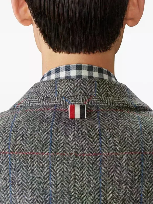 Thom Browne Hunting Tweed Blazer - Grey