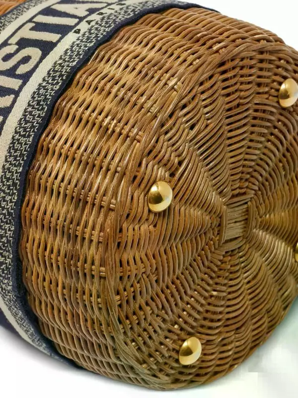 Dior 2021 Wicker Bucket Bag