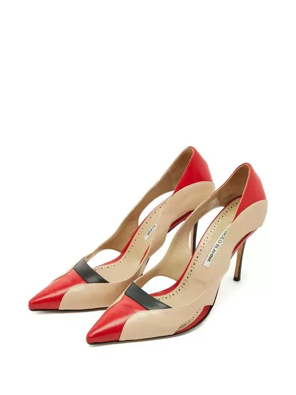 Manolo Blahnik Vestala Cut-out Heels
