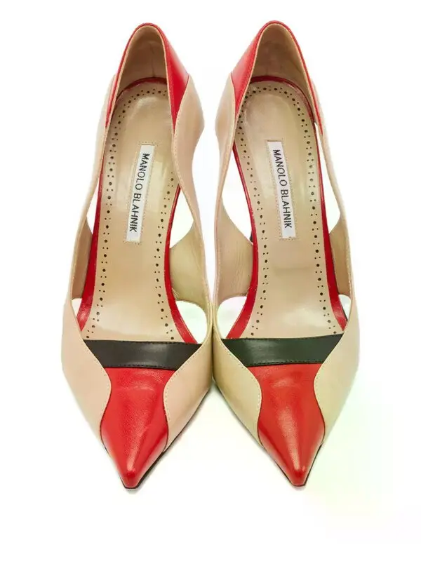 Manolo Blahnik Vestala Cut-out Heels