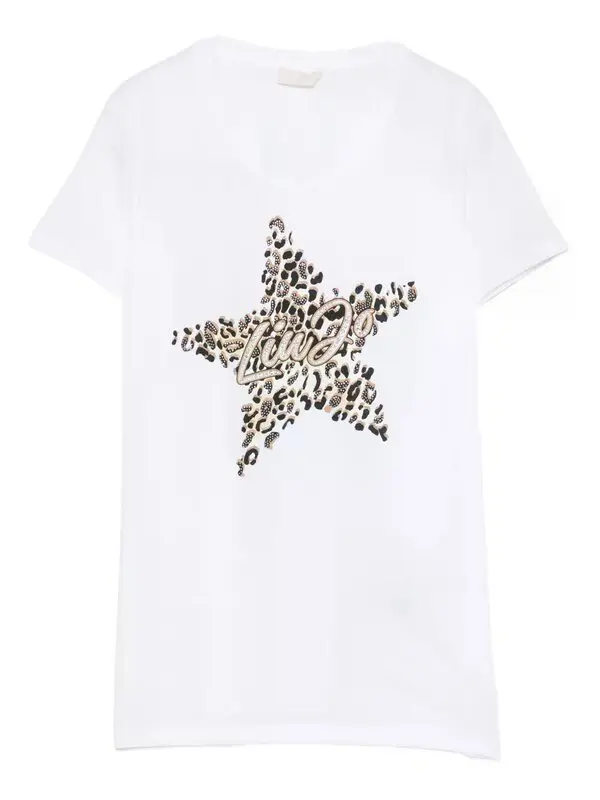 Liu Jo Star-graphic T-shirt - White