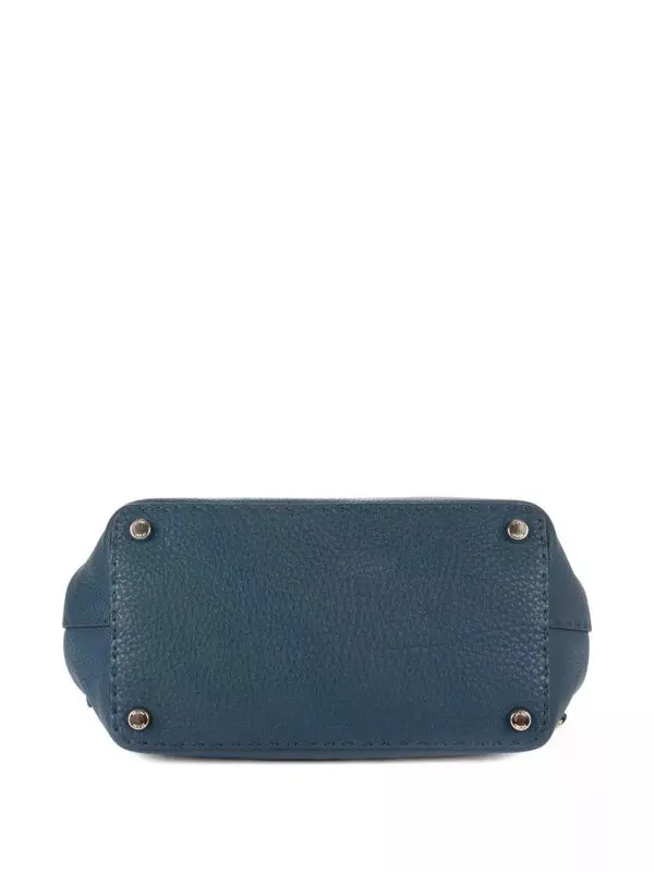 Fendi Adele Leather Tote Bag - Blue