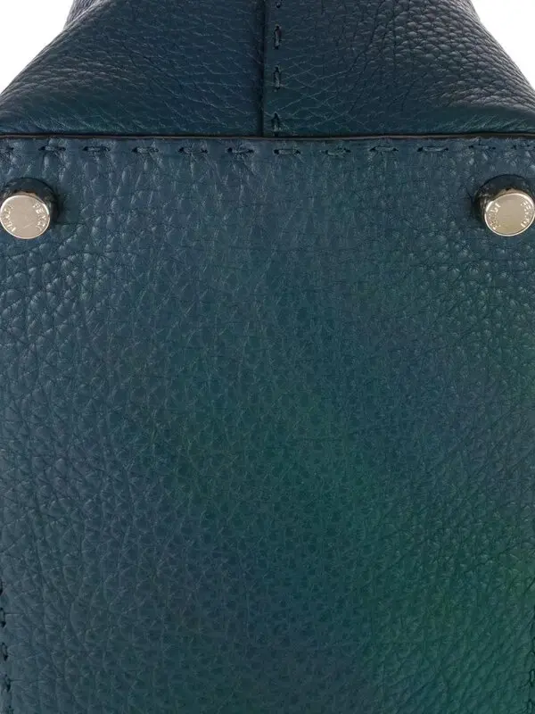 Fendi Adele Leather Tote Bag - Blue