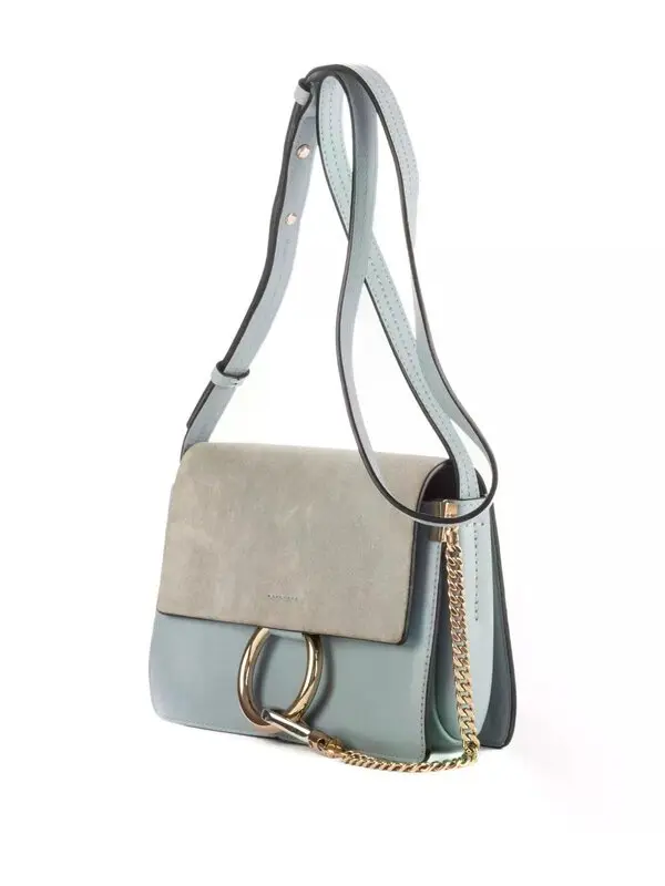 Chloé Suede Shoulder Bag - Blue