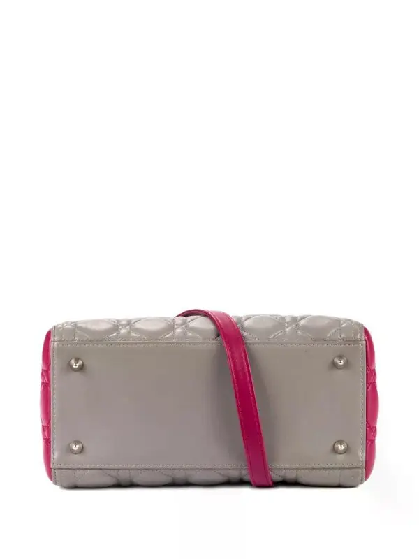 Dior 2000 Cannage Lady Handbag - Grey