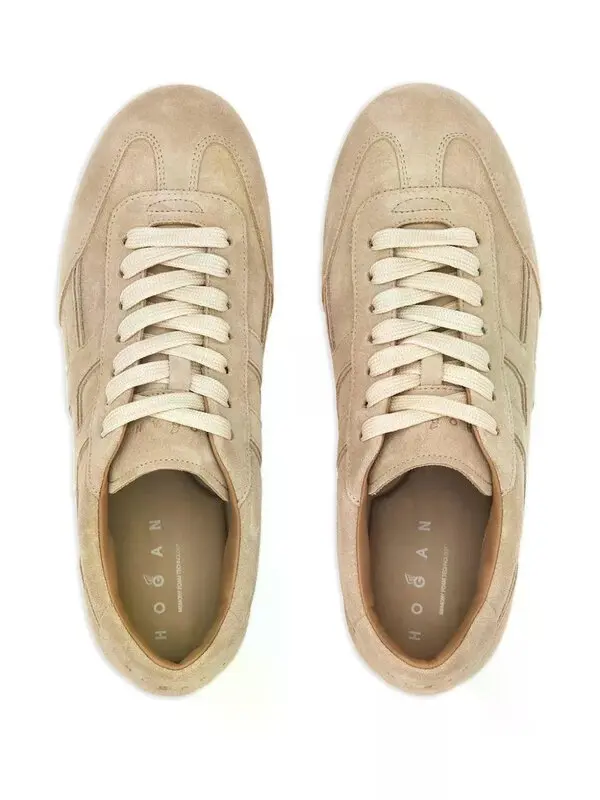 Hogan H693 Suede Sneakers - Neutrals