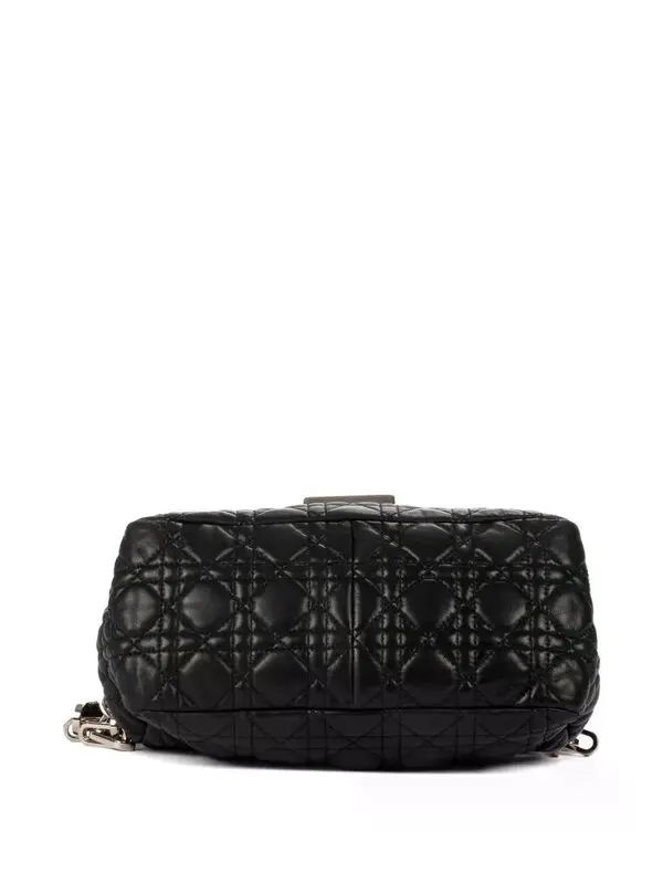 Dior New Lock Cannage Shoulder Bag - Black
