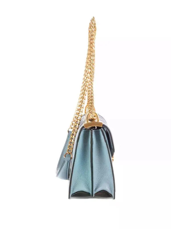 Miu Miu Monogram Flap Bag With Chain Strap