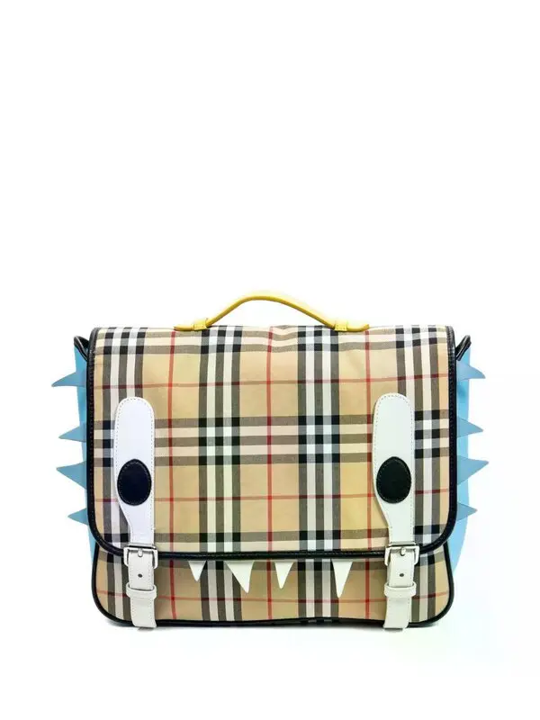 Burberry Check-pattern Satchel