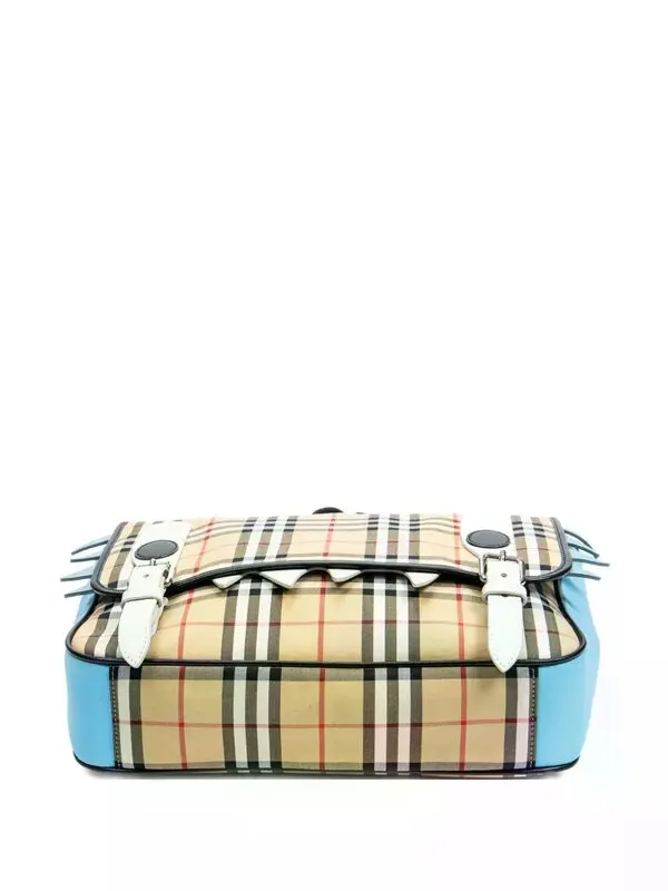Burberry Check-pattern Satchel