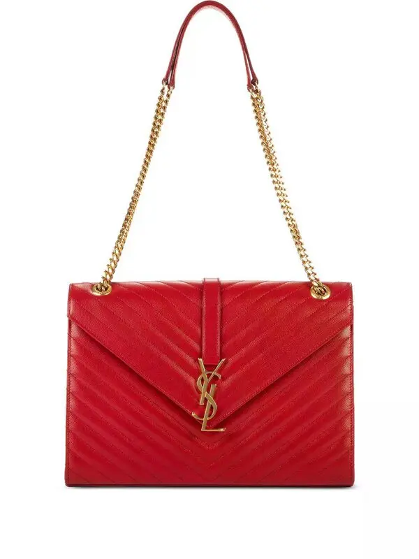 Saint Laurent Chevron Quilted Chain Bag