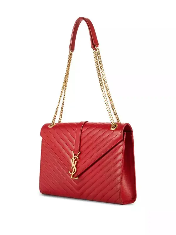 Saint Laurent Chevron Quilted Chain Bag
