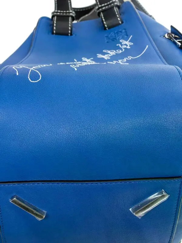 Loewe Calf Leather Shoulder Bag - Blue