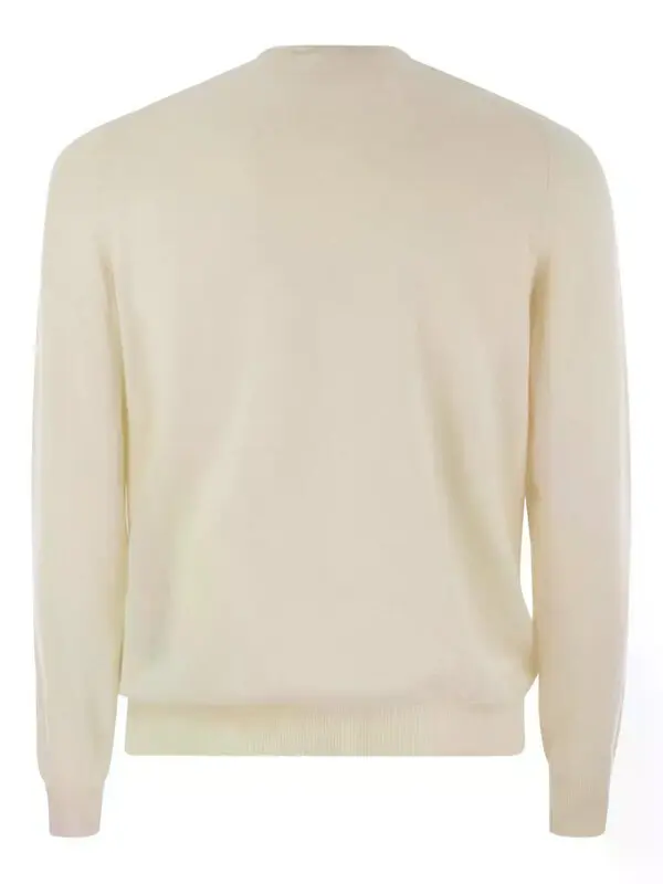 Fedeli Argentina Crew-neck Sweater - Neutrals