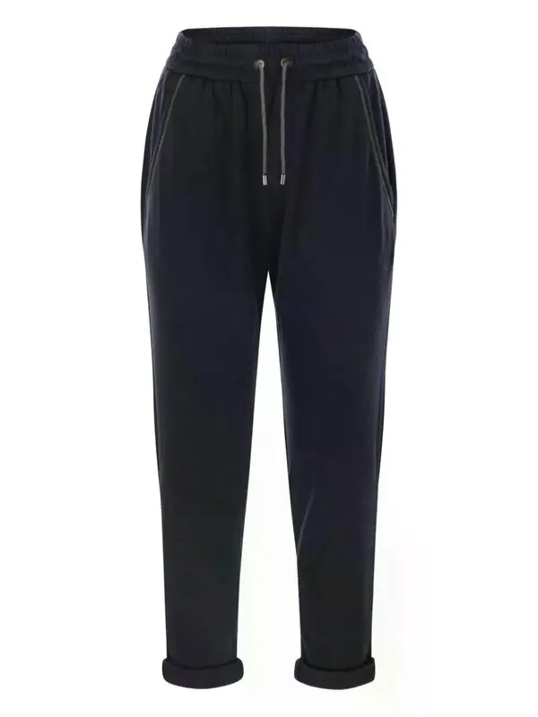 Brunello Cucinelli Pocket Drawstring Trousers - Blue