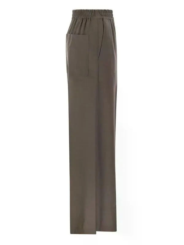 Brunello Cucinelli Elasticated Trousers - Brown