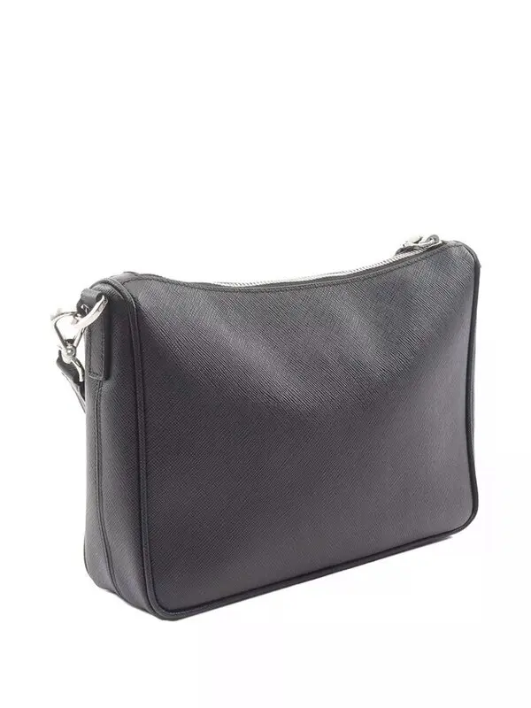 Prada 2013-2025 Saffiano Shoulder Bag - Black