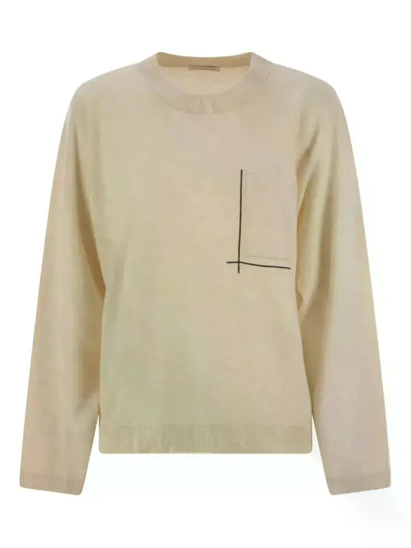 Brunello Cucinelli Crew-neck Sweater With Pocket