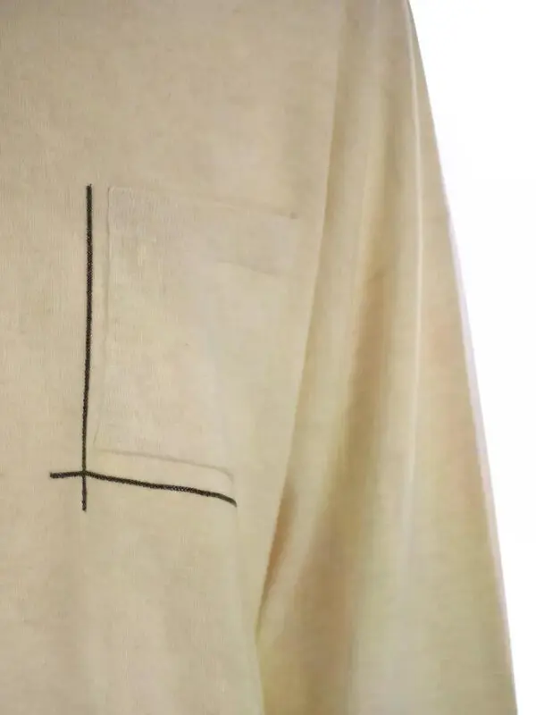 Brunello Cucinelli Crew-neck Sweater With Pocket