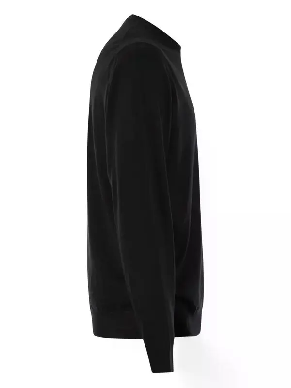 Fedeli Crew-neck Sweater - Black