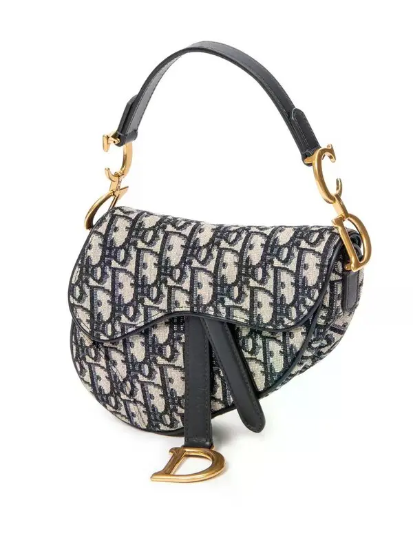 Dior 2020 Mini Saddle Logo Tote