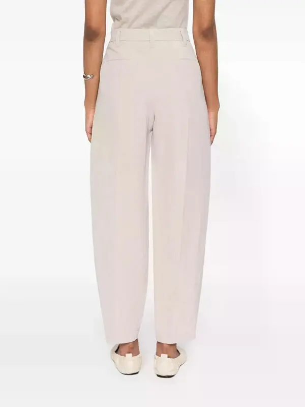 Brunello Cucinelli High-waist Tapered Trousers