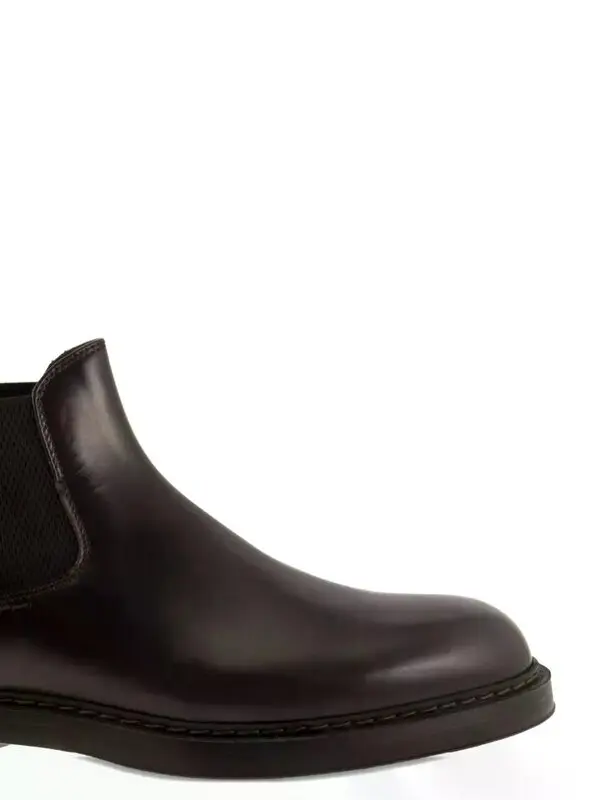 DOUCAL'S Leather Chelsea Boots - Brown