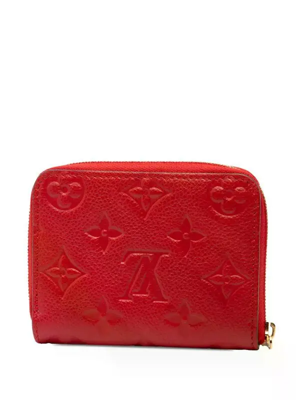 LOUIS VUITTON 2015 Monogram Empreinte Zippy Coin Purse Small Wallets