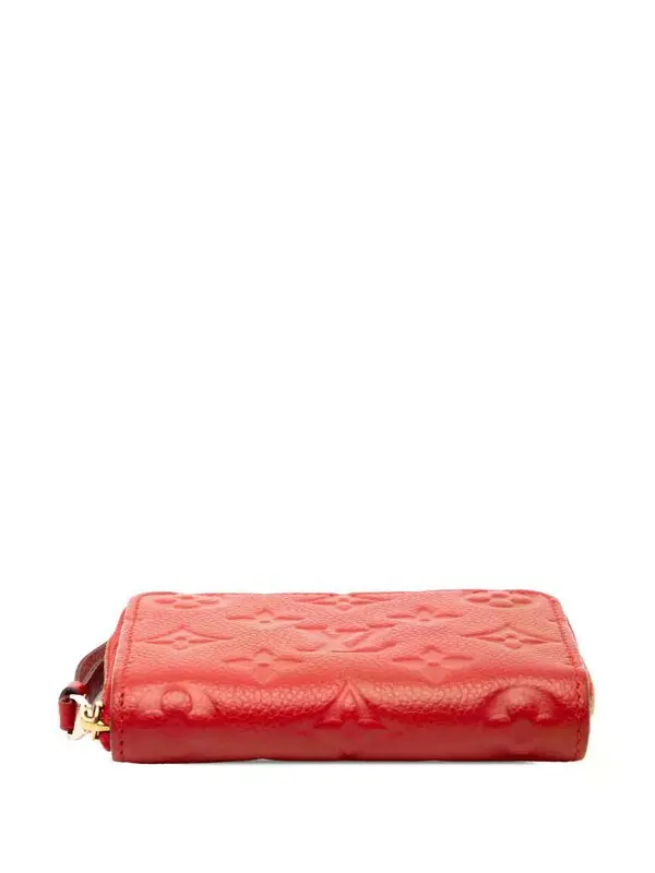 LOUIS VUITTON 2015 Monogram Empreinte Zippy Coin Purse Small Wallets