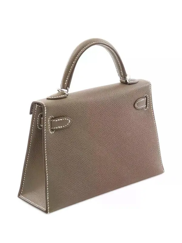 Hermès Mini Epsom Kelly Ii Sellier Handbag