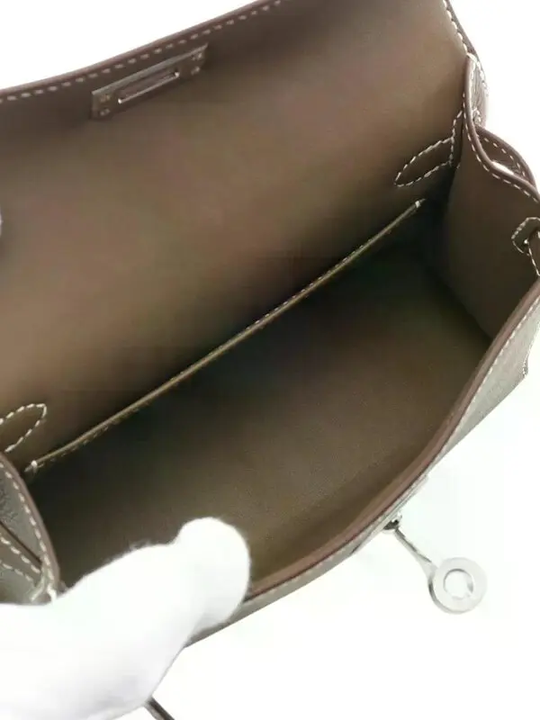 Hermès Mini Epsom Kelly Ii Sellier Handbag