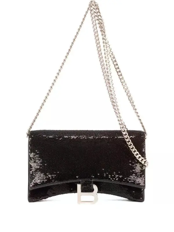 Balenciaga Sequinned Chain Shoulder Bag