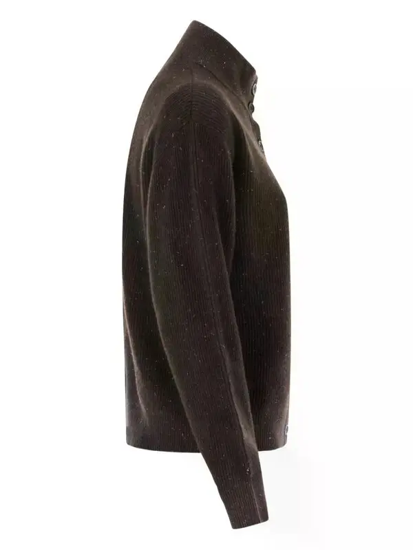 Peserico Buttoned Turtleneck Cardigan