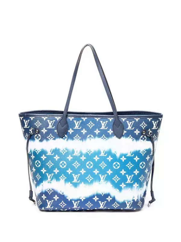 LOUIS VUITTON 2020 Neverfull Mm Tote Bag - Blue