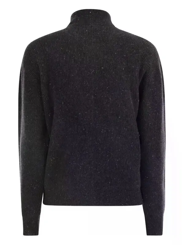 Peserico Button-fastening High-neck Cardigan