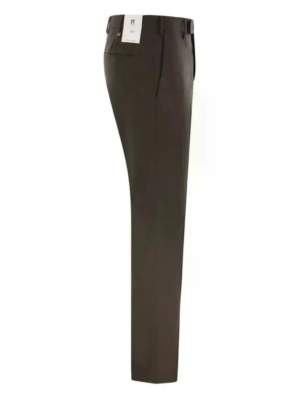 PT TORINO Dieci Tailored Trousers - Brown