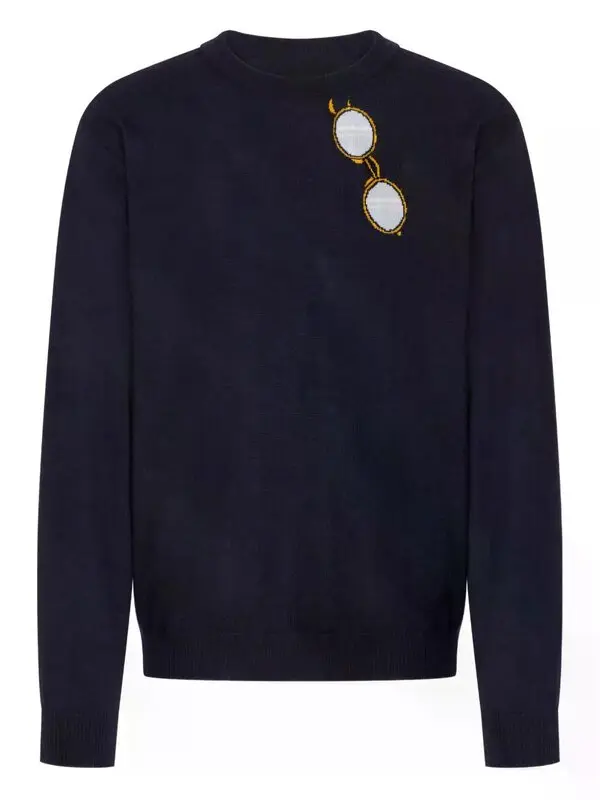 Moschino Glasses Motif Sweater
