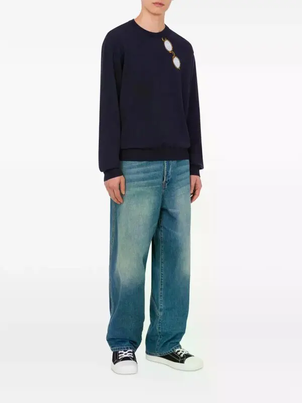 Moschino Glasses Motif Sweater