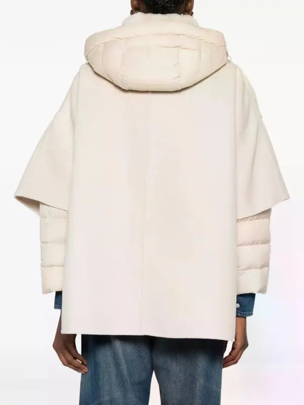 MOORER Zip-fastening Hooded Coat