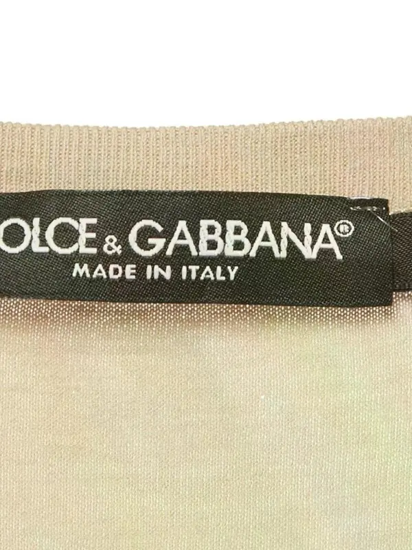 Dolce & Gabbana Logo-embroidered T-shirt
